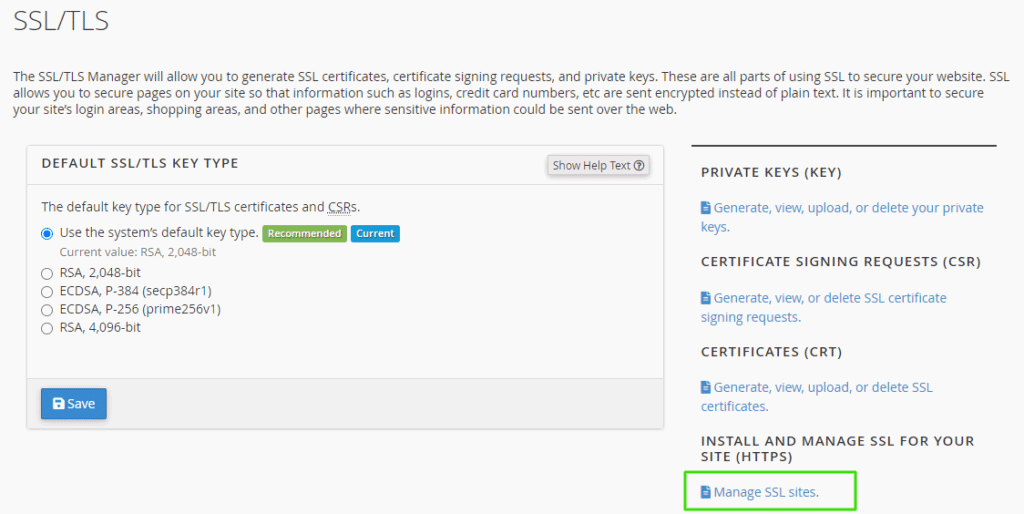 Installing An Ssl Certificate Using Cpanel Knowledgebase